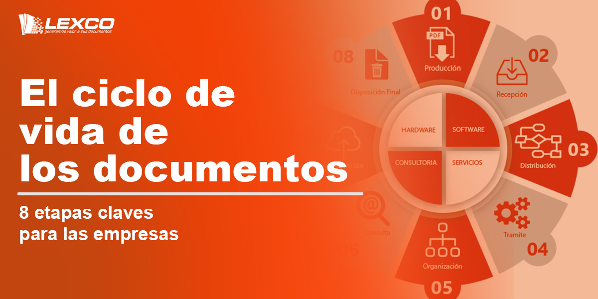 El ciclo de vida de los documentos: 8 etapas claves para las empresas - Lexco
